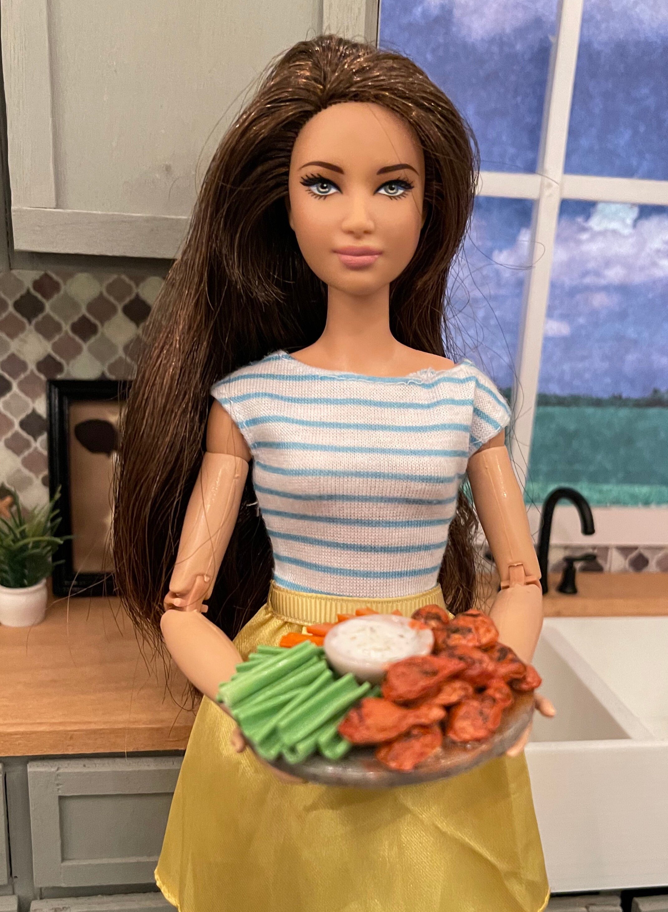 1:6 Buffalo Wing Platter Food for Barbie FR Blythe Phicen - Etsy