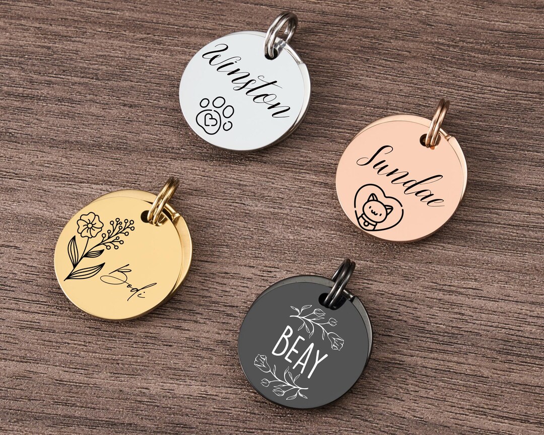 Personalized Pet Name Tag for Pet Parents Christmas Gifts,handmade ...