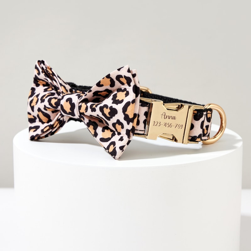 Leopard Dog Collar - Etsy