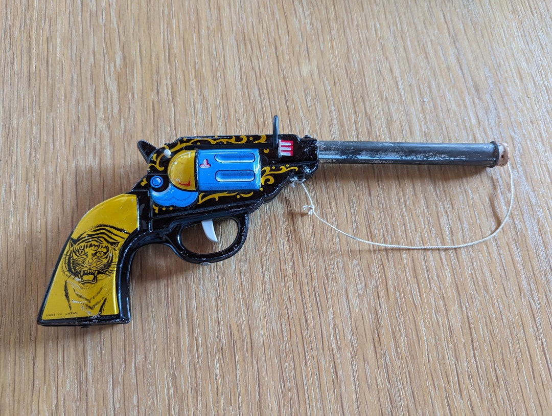 One Tin Toy Cork Pop Gun New Old Stock Circa 1960s - Etsy