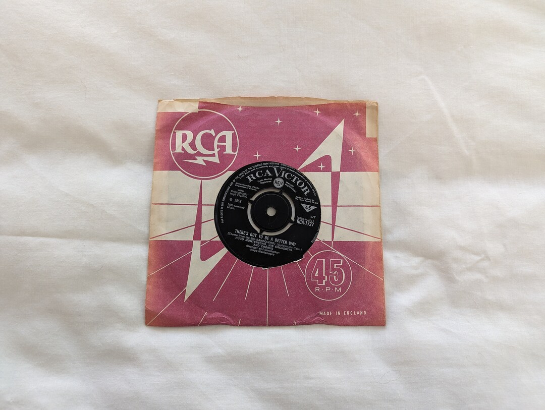 The Good, the Bad and the Ugly 45 RPM - Hugo Montenegro 1968 RCA Victor ...