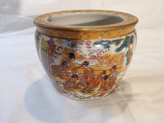 Satsuma Planter 6 Inch Pot Musical Scene - Etsy