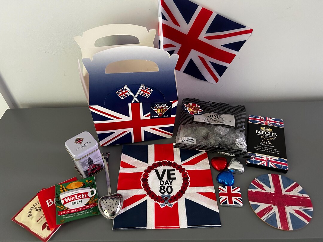 VE Day 80 Years Gift Box | Afternoon Tea | Army & Navy Sweets ...