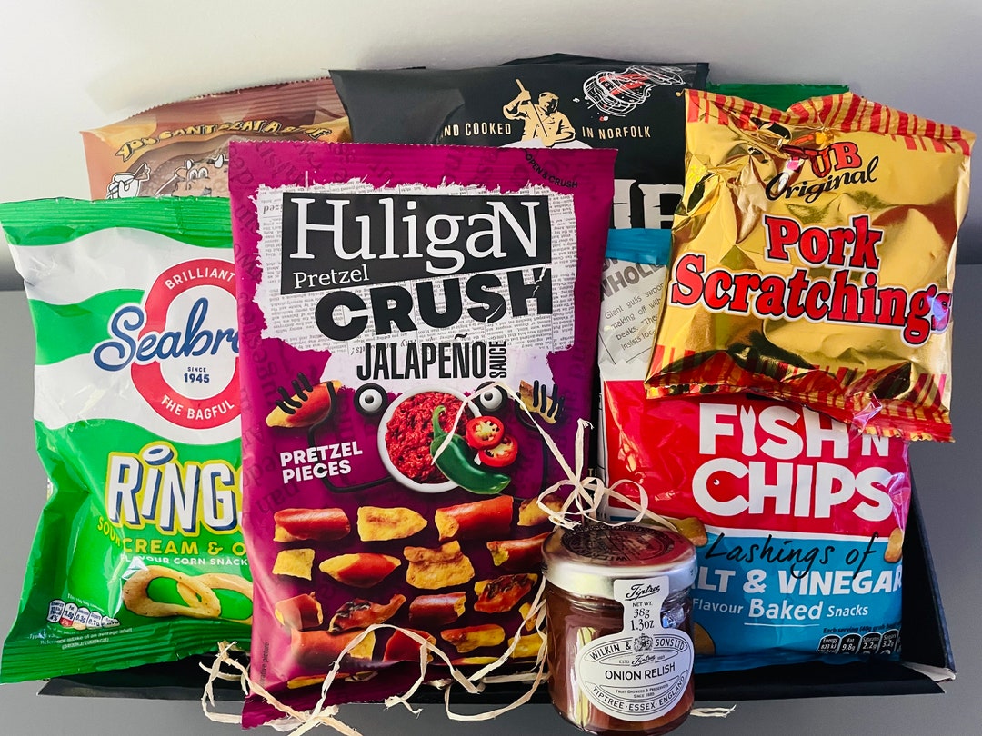 Savoury Snack Gift Hamper / Pub Snack Hamper Savoury Night in Hamper ...