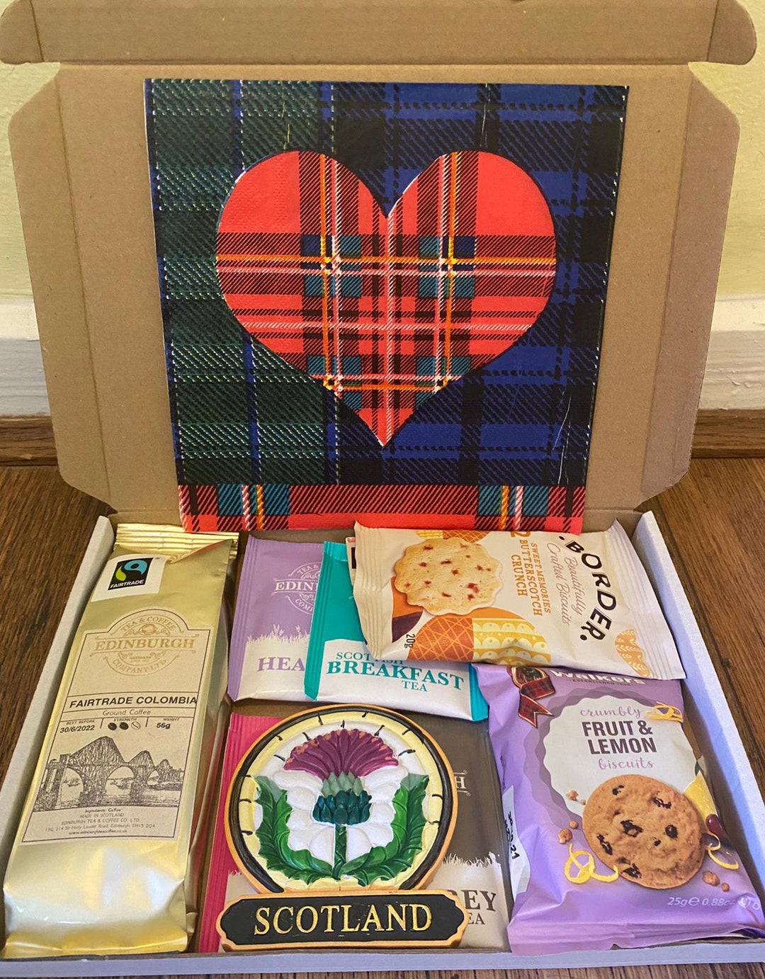 Scottish Small Letterbox Gift - Tea, Coffee- Scotland - Etsy