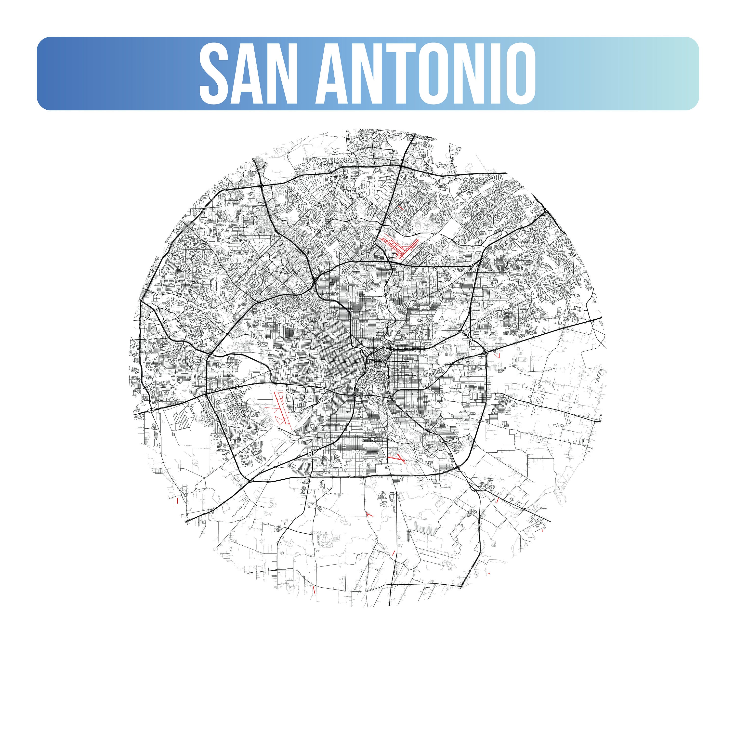 Custom City SVG Map | Personalized Map Details (buildings, Water ...