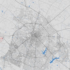 Lexington SVG Vector Street Map | Lexington, Kentucky, United States ...