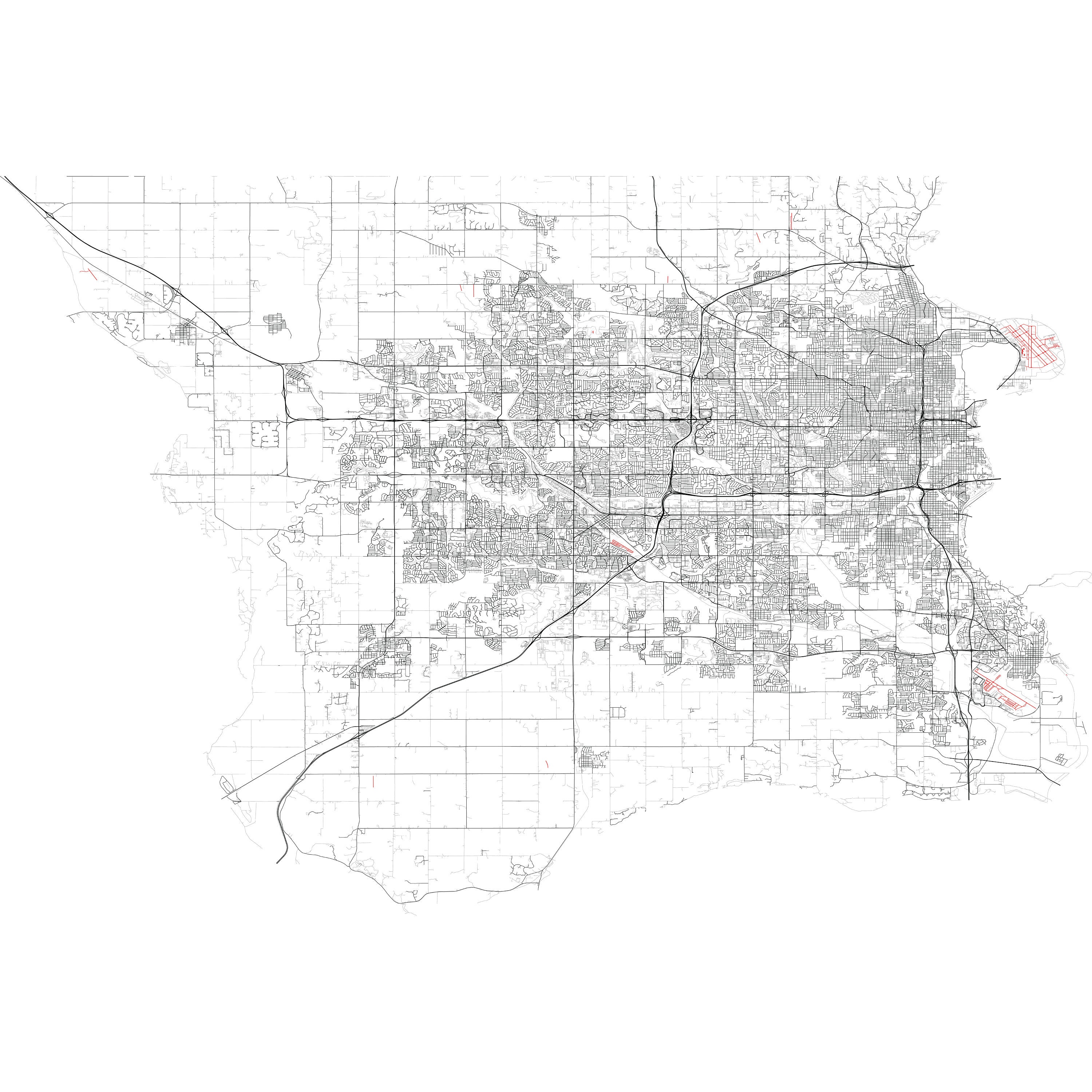 Omaha SVG Vector Map Omaha Nebraska United States Full - Etsy