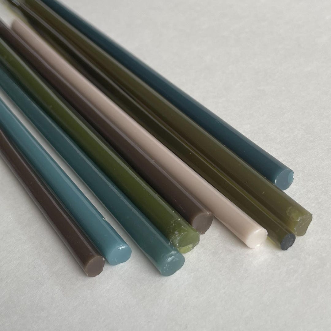 KINARI Glass Rod Dark Opaque Colour Sampler COE 128 - Bead Making, Lamp ...