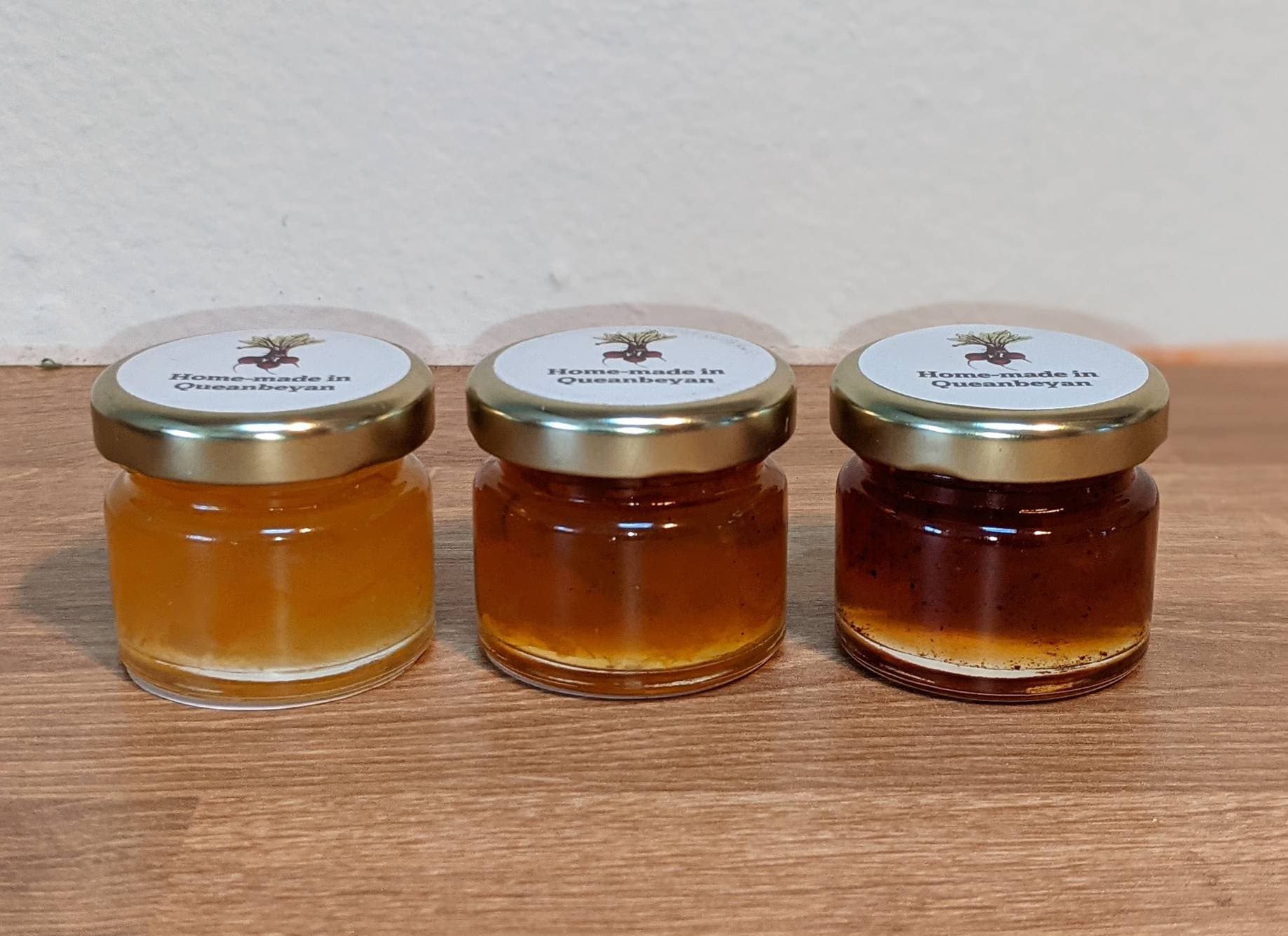 Homemade Jam Sampler Set of Three Mini Jams or Marmalades - Etsy