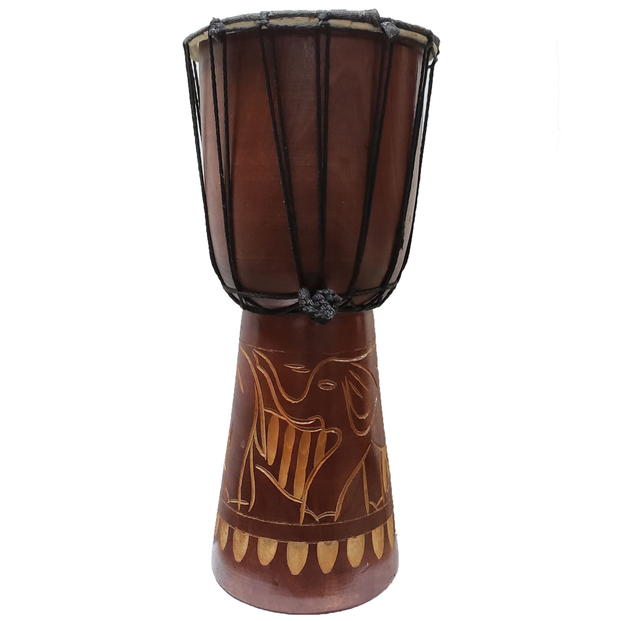 Djembe Drum Carved Animals Bongo African Inspired Music - Etsy