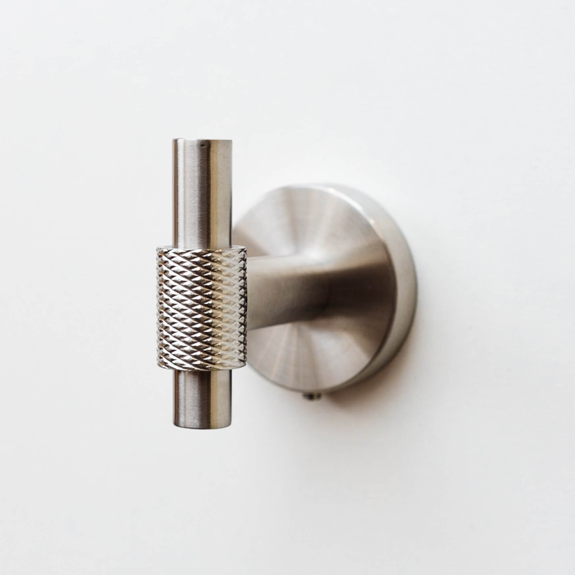 Imperium Brushed Stainless Knurled Robe Hook - Etsy UK