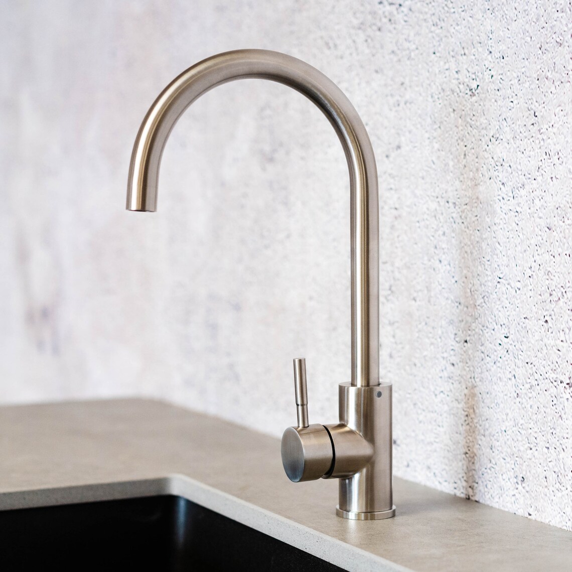Magna Brushed Stainless Kitchen Mixer Tap - Etsy