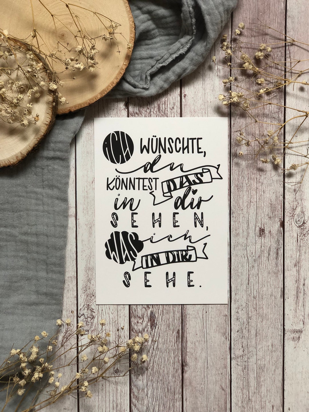 Motivationskarte Karte zum Mut machen Mutmachkarte mit Spruch ...