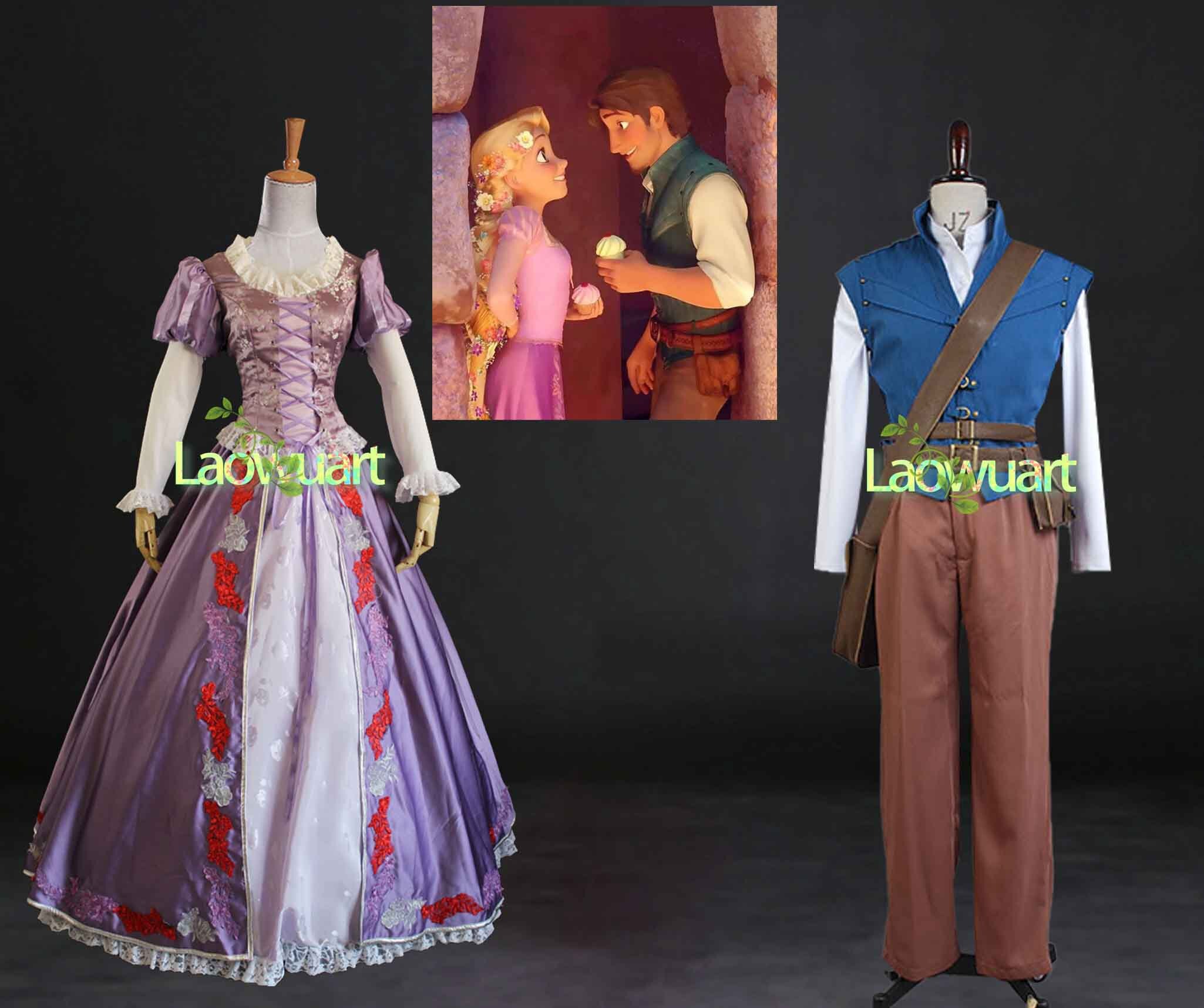 Adult Rapunzel And Flynn Costumes