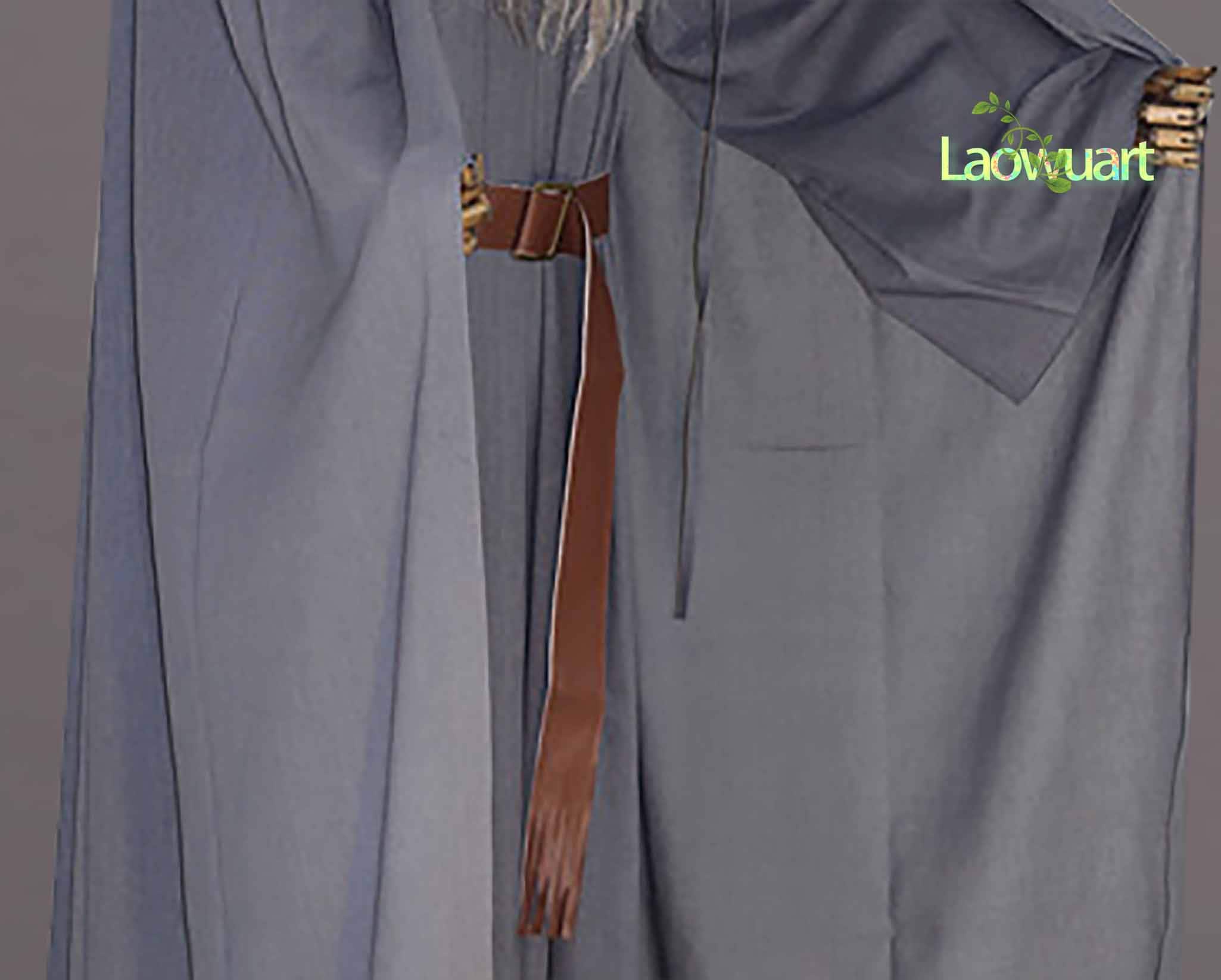 Gandalf Outfit Gandalf Gray Woolen Cloak Hooded Outfit Gandalf - Etsy