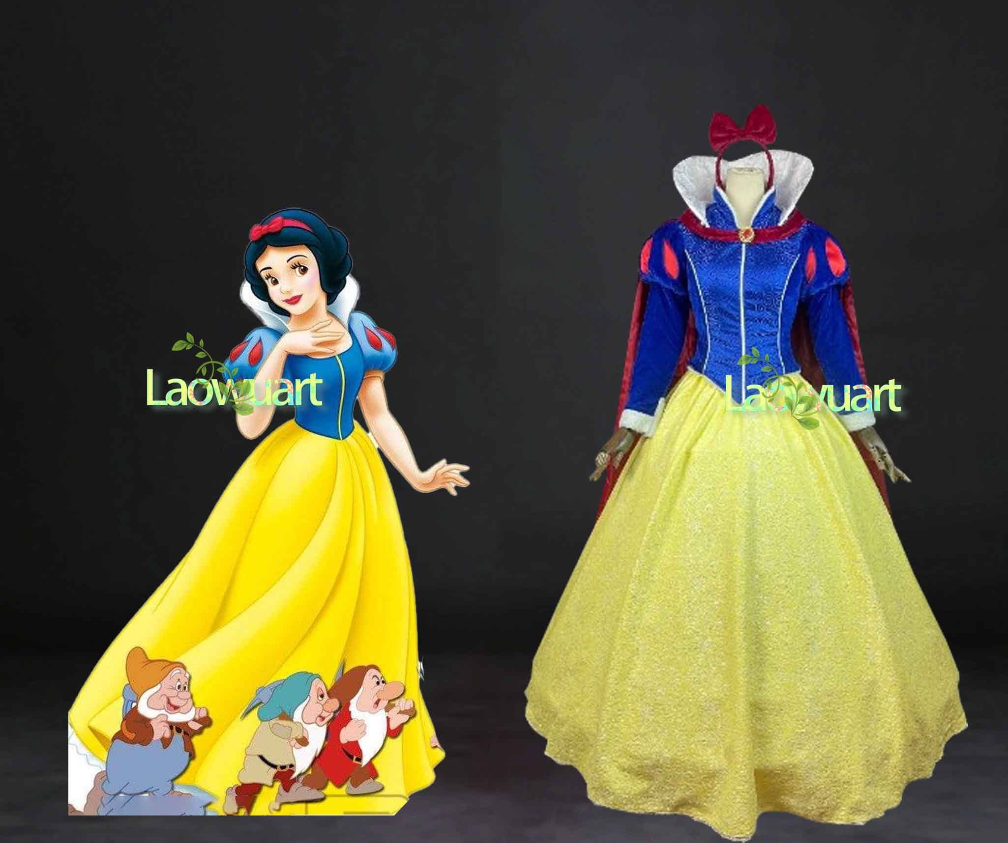 Snow White Princess Outfit Adult Snow White Dress Snow White Movie Dress Snow White Cosplay