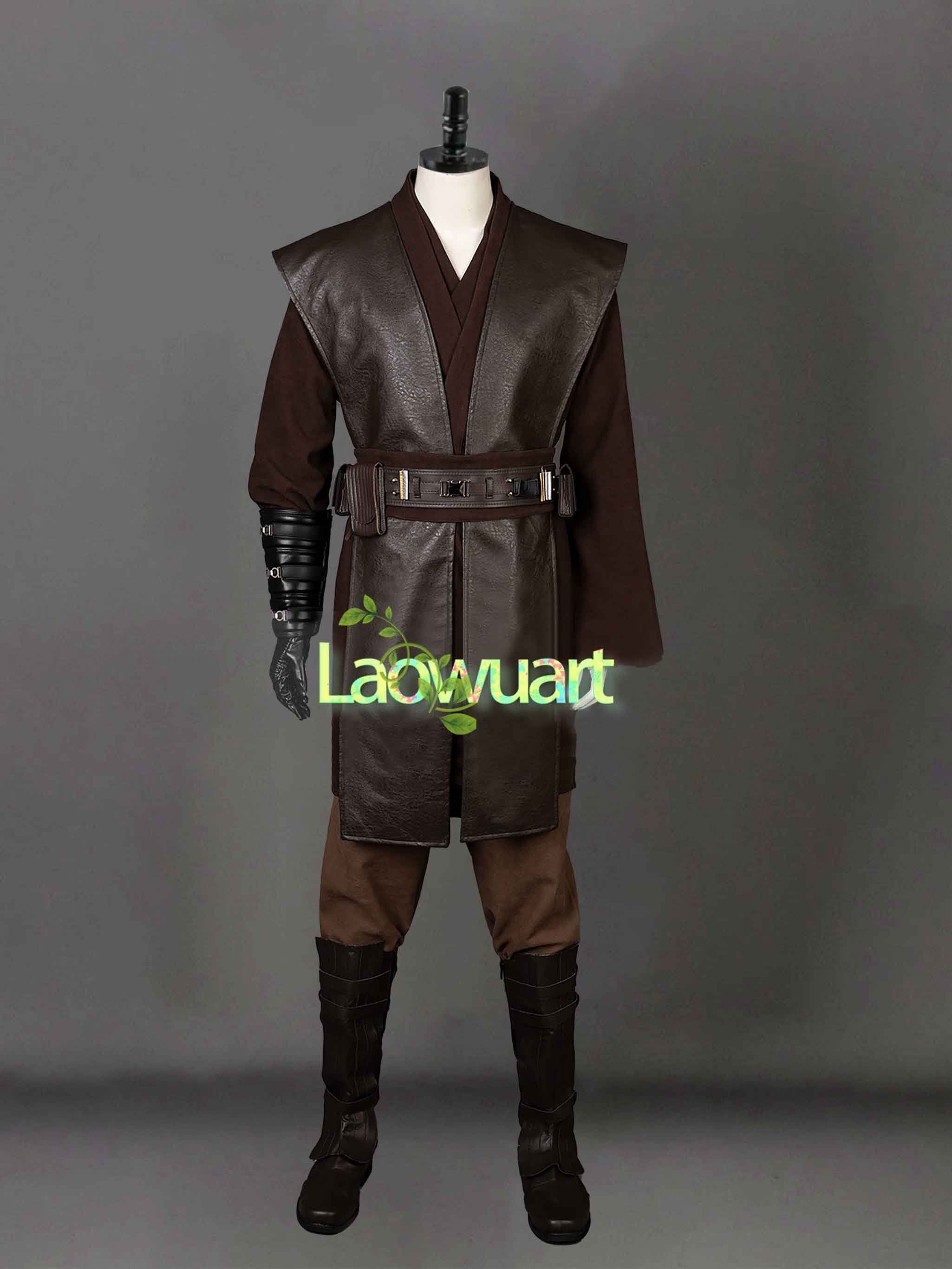 Star Wars Attack of the Clones Anakin Skywalker Cosplay Costume Anakin ...