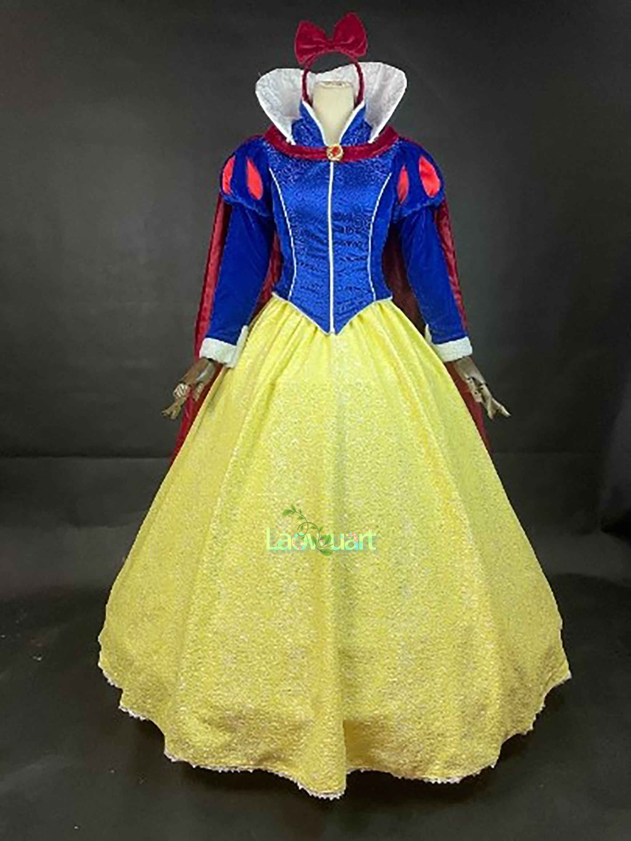 Snow White Princess Outfit Adult Snow White Dress, Snow White Movie Dress, Snow White Cosplay ...
