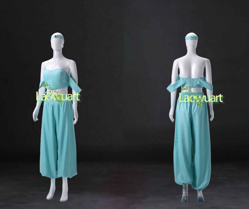 Aladdin Princess Cosplay Outfit Aladdin Jasmine Princess Dress Satin ...