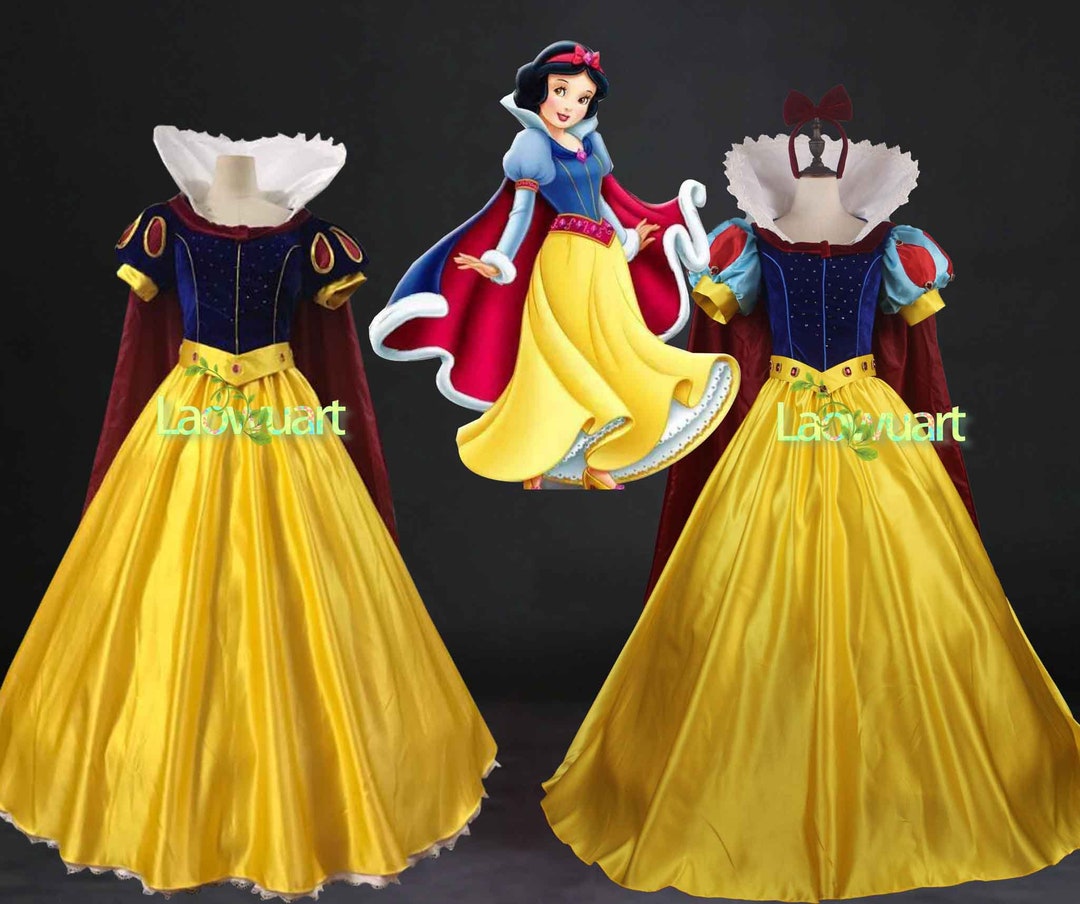 Snow White Women Girls Princess Outfit Adult Snow White Dress Snow