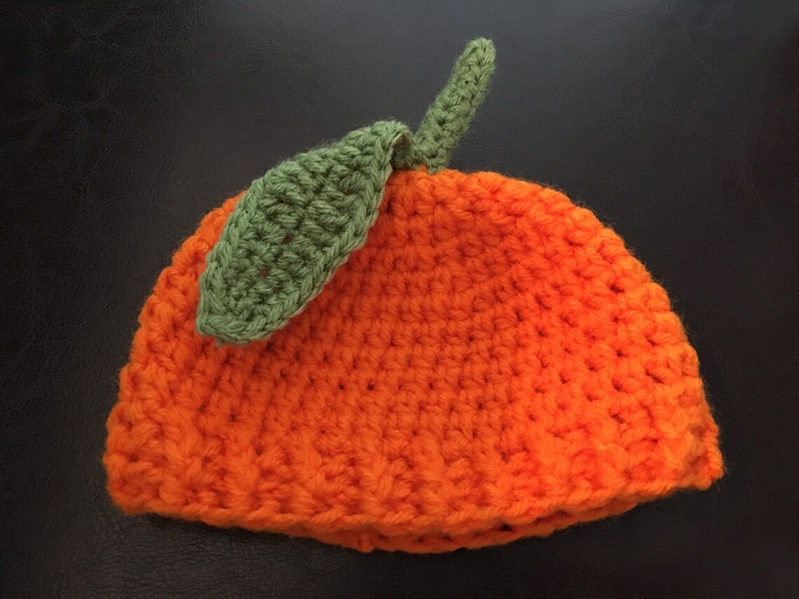 Clementine Baby Hat Orange Fruit Hat Tangerine Hat Fruit - Etsy