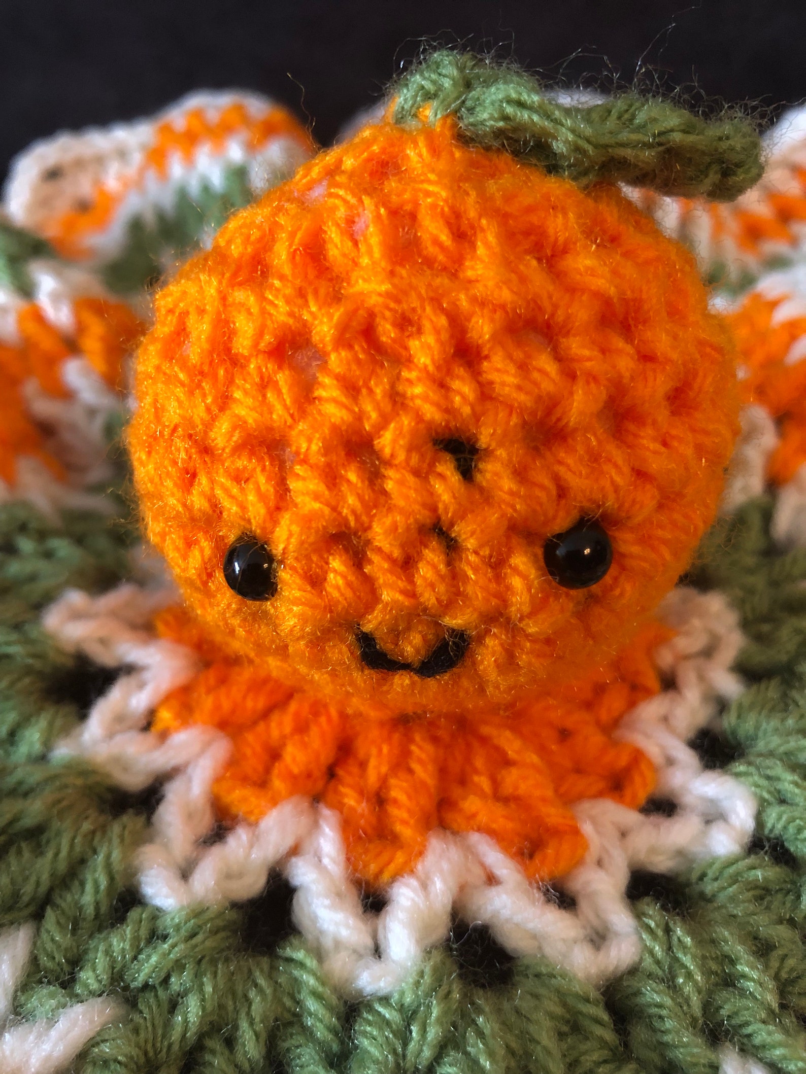 PATTERN: Clementine Lovey Crochet Baby Blanket - Amigurumi Orange Fruit ...