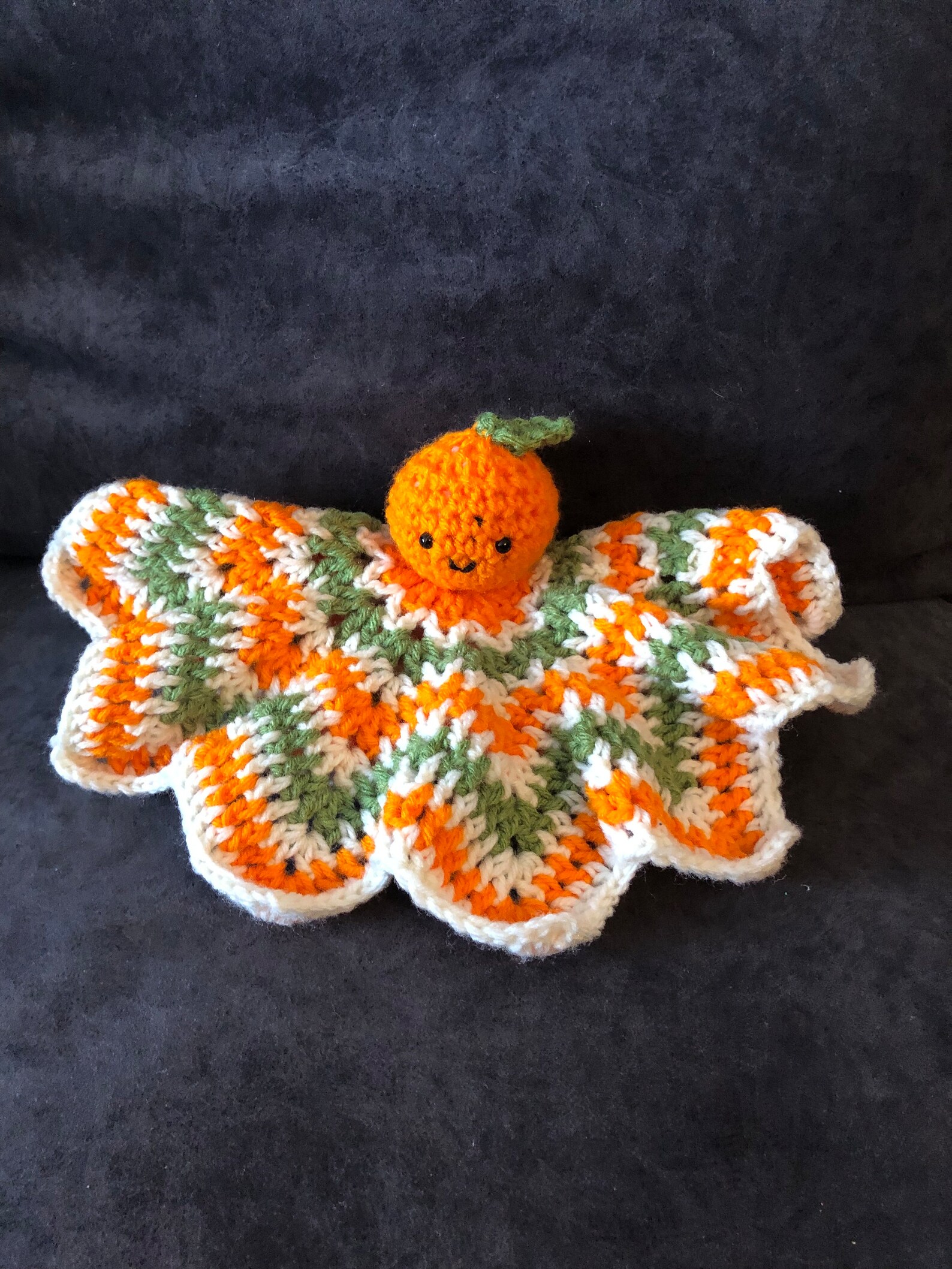 PATTERN: Clementine Lovey Crochet Baby Blanket - Amigurumi Orange Fruit ...