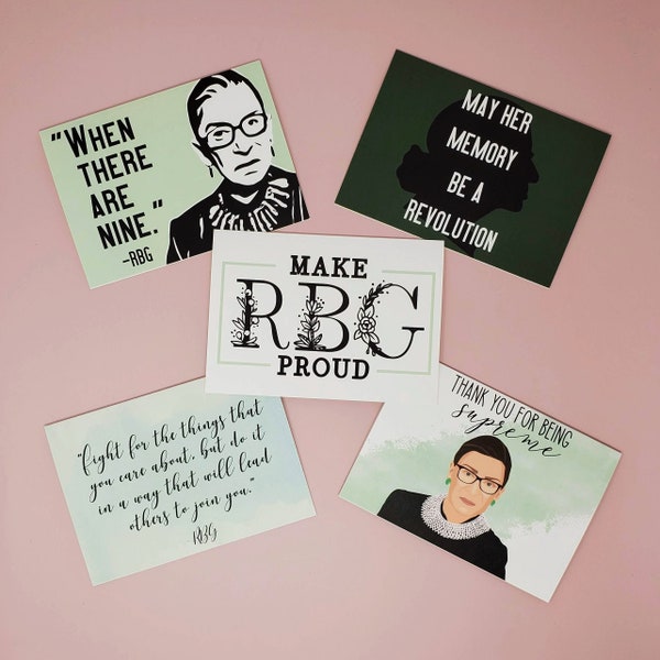 Rbg Greeting Cards - Etsy