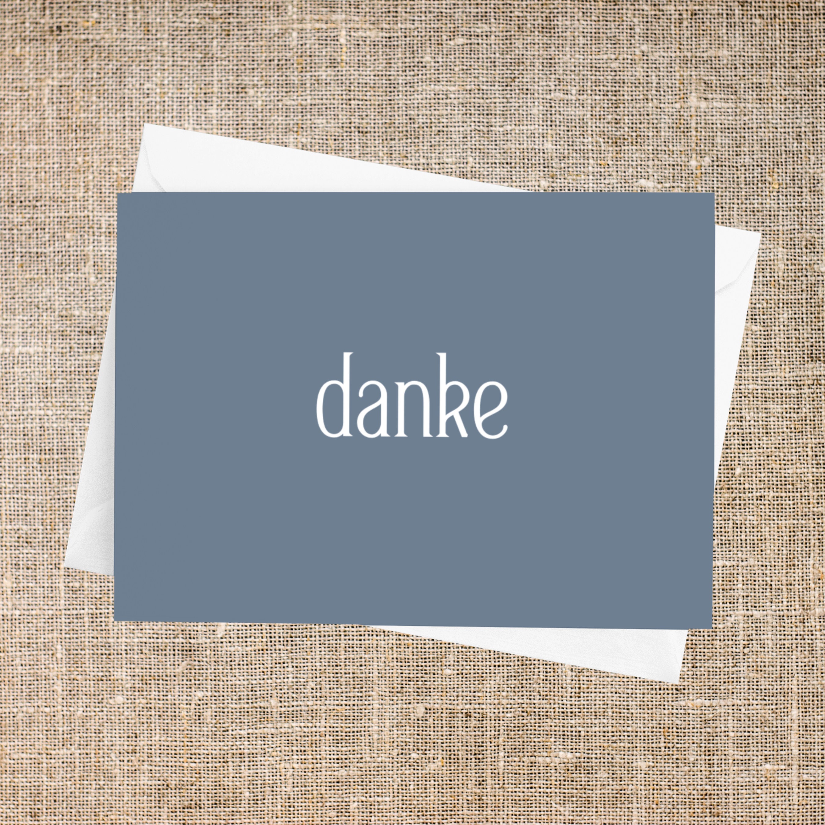 Danke German Thank You Card - Etsy