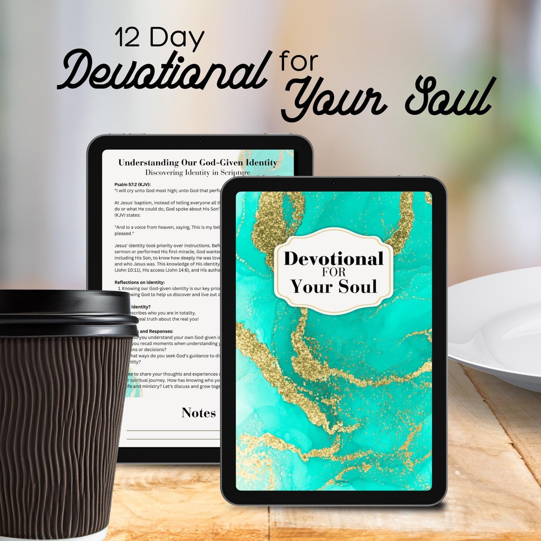 12 Day Daily Devotional Printable Devotional 8.5 X 11 Devotional Tablet ...