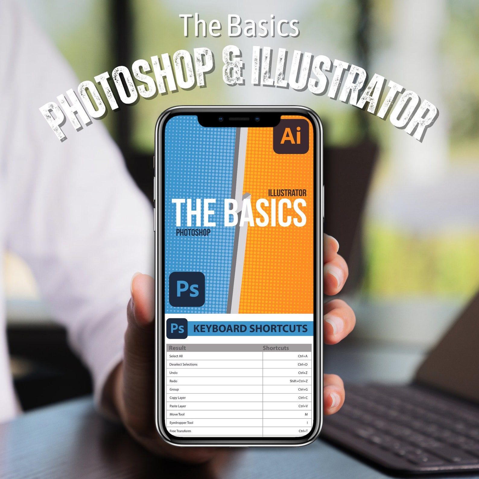 Adobe Photoshop & Illustrator Basics Guide for Beginners | Adobe Cheat ...