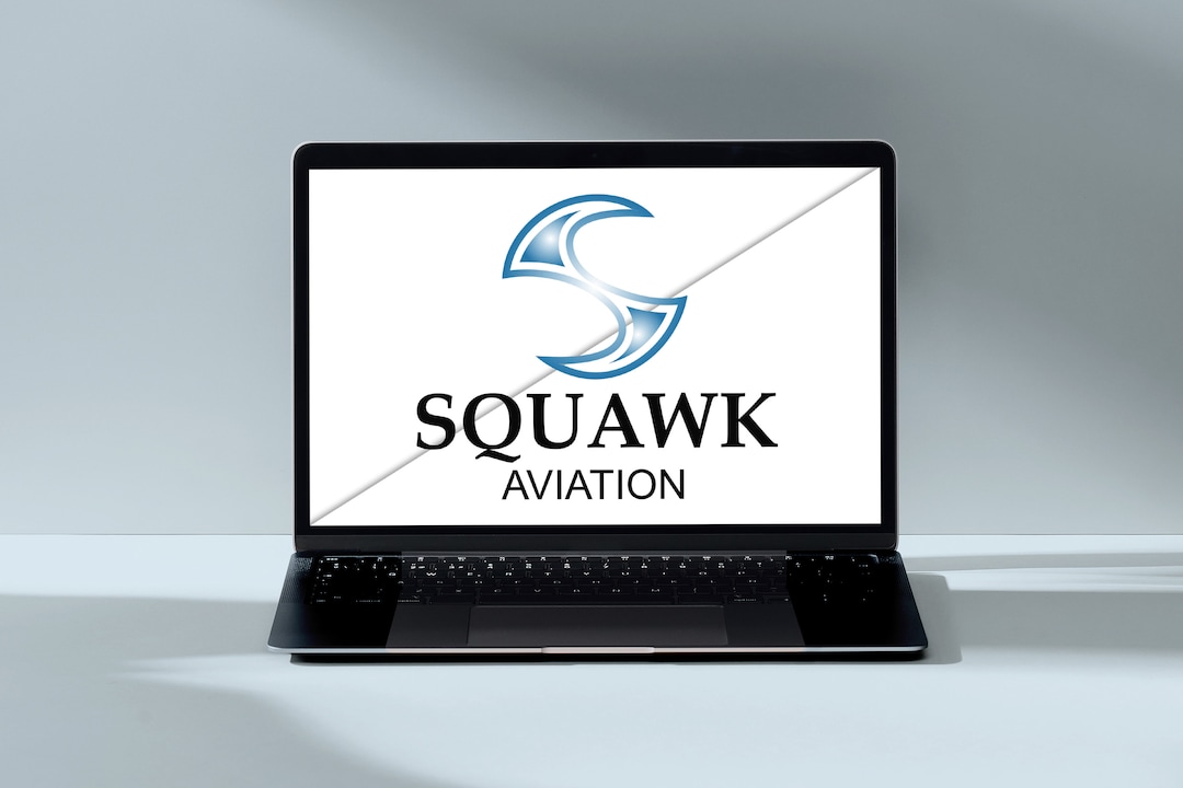 Customizable Squawk Aviation Logo | Editable Digital Design ...