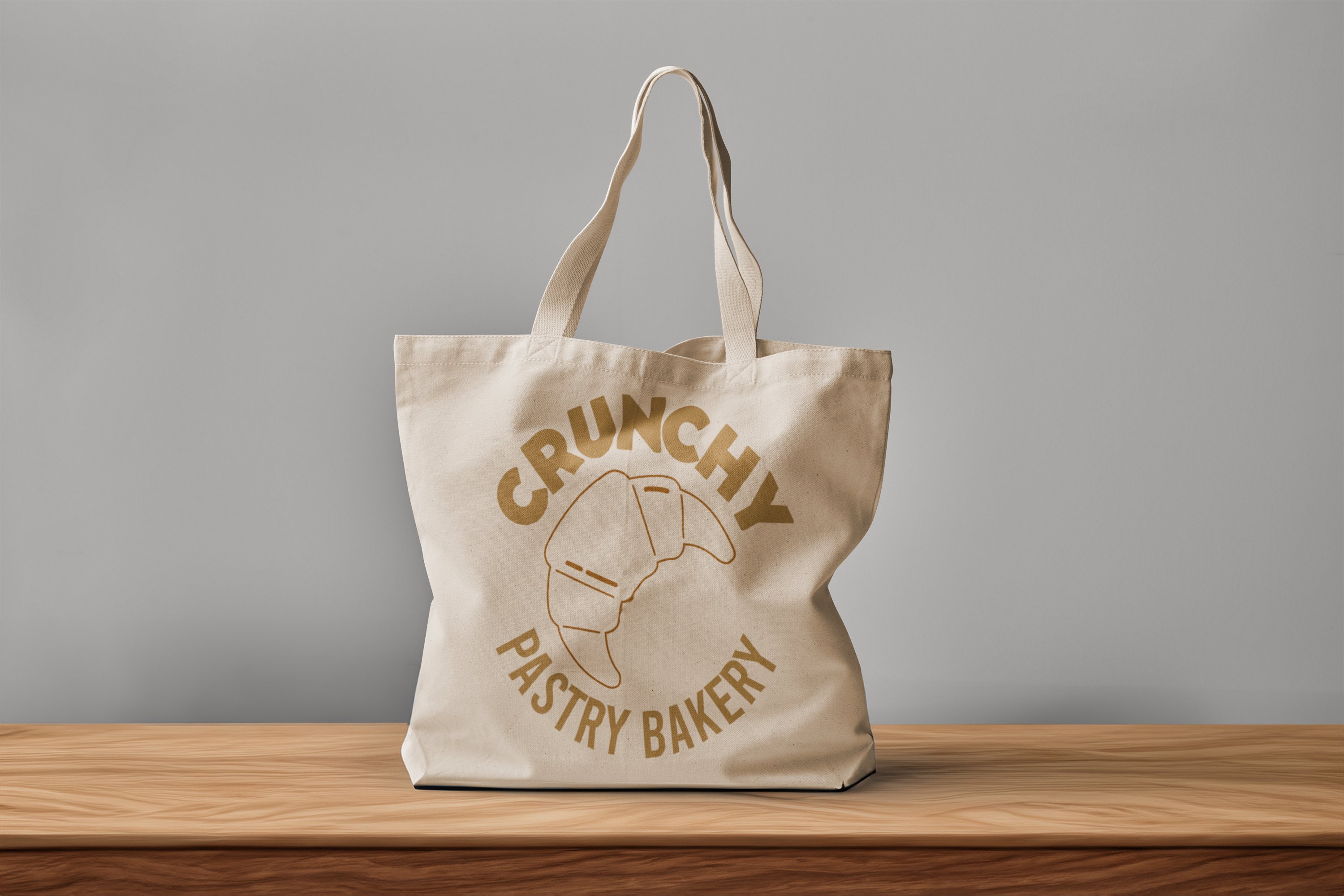 Crunchy Pastry Bakery Logo Set Digital Download for Unique Branding ...
