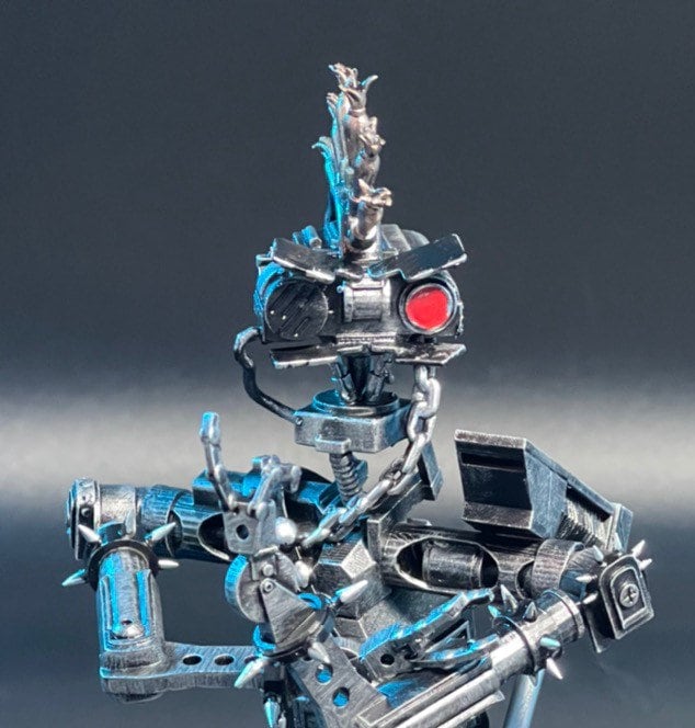 Johnny 5 Los LOCOS Statue 12 Inches PM to Inquire About 4in - Etsy