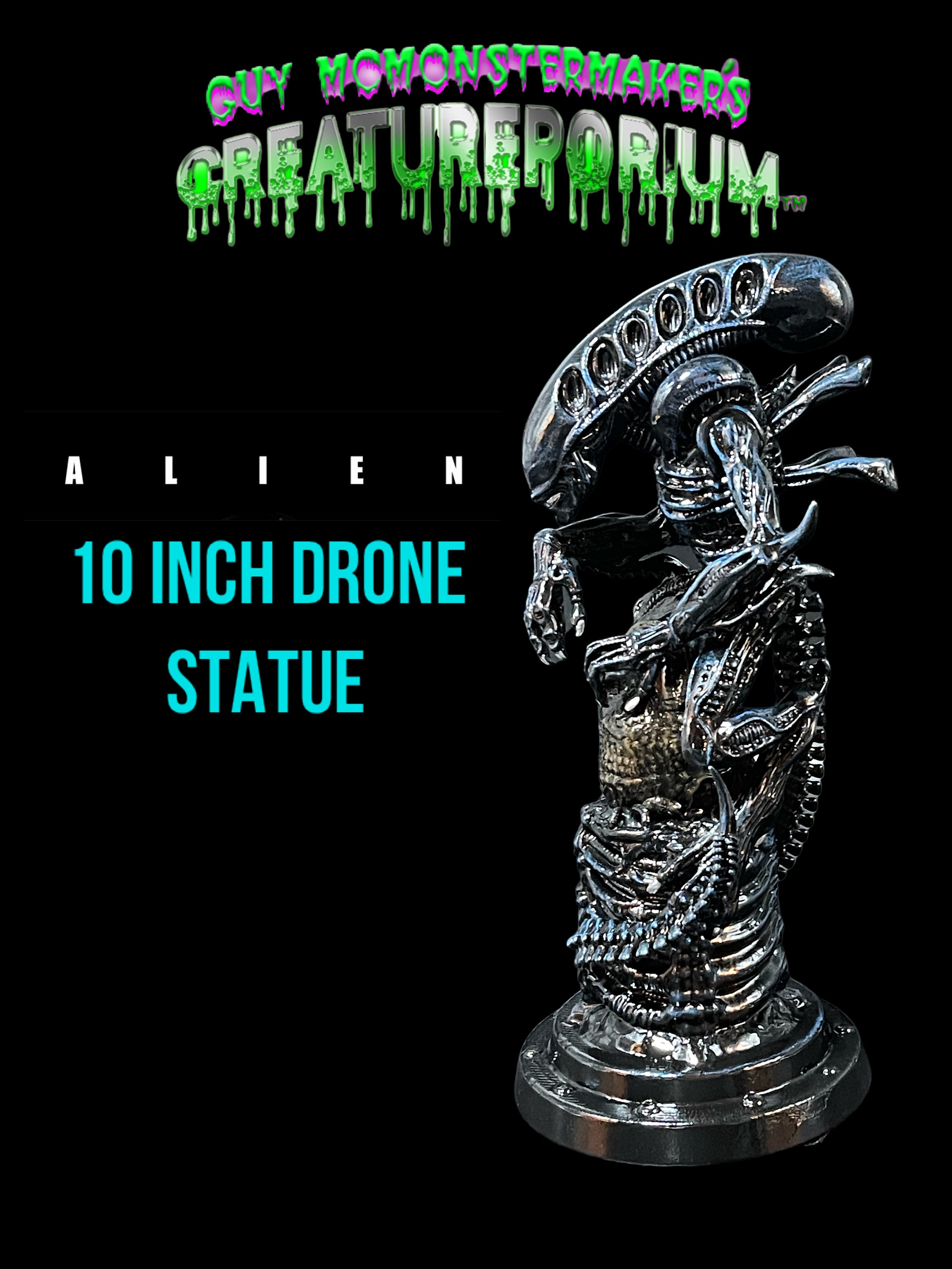 Xenomorph Drone Drawing