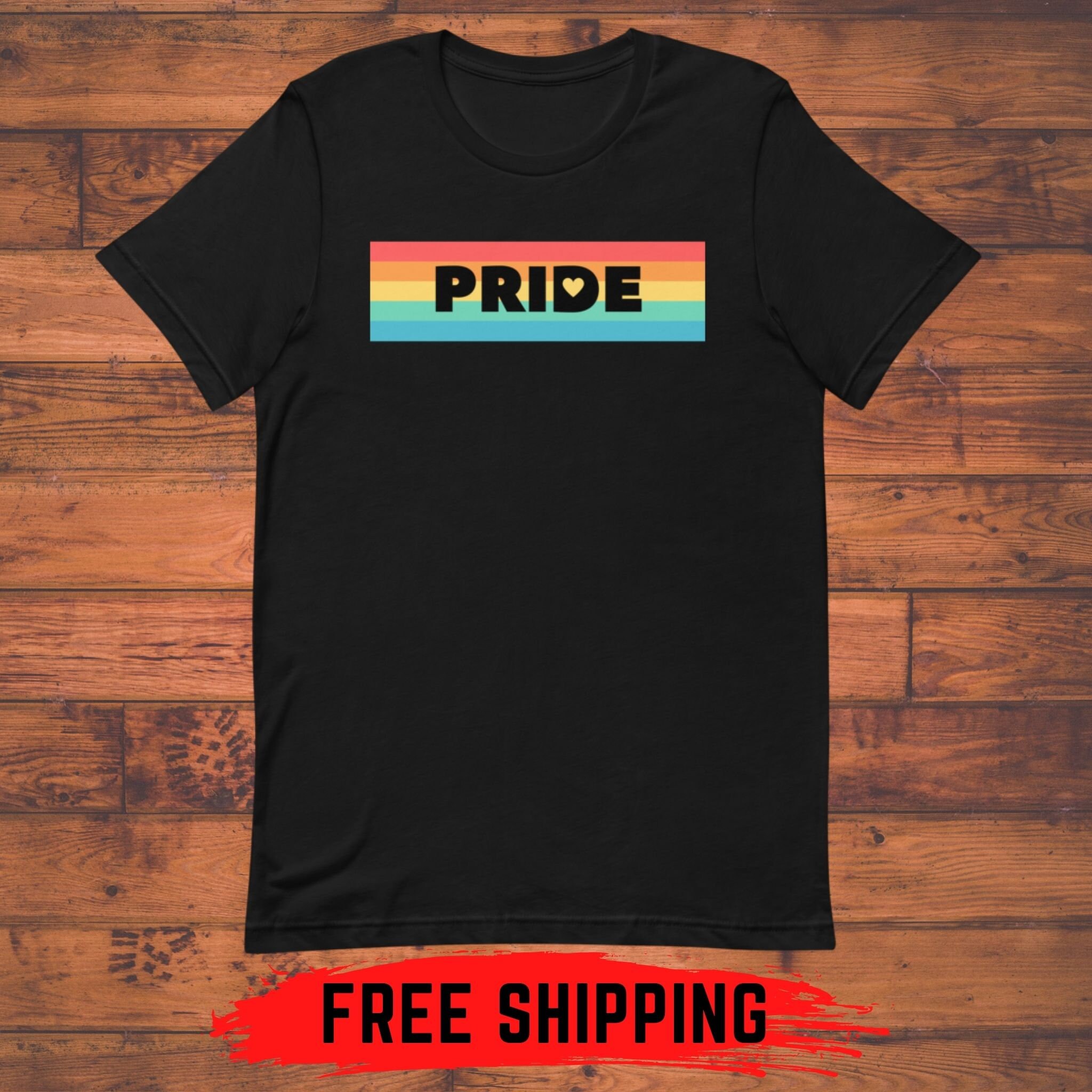 Pride Shirt, Retro Rainbow Pride Tshirt, Pride Parade Shirt, Coming Out ...