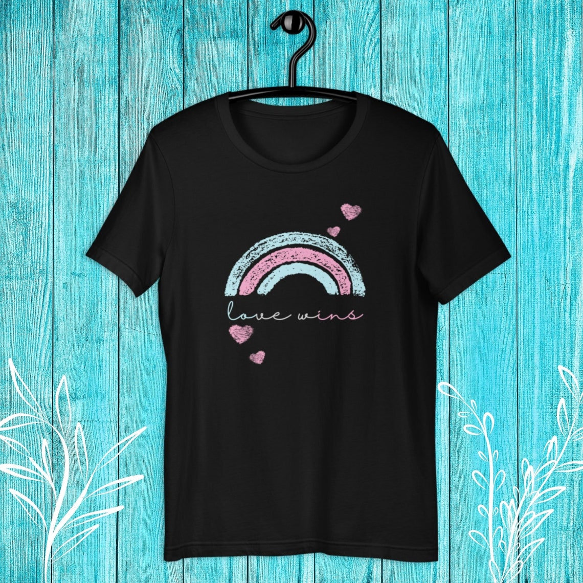 Trans Pride Love Wins T-shirt, Transgender Shirt, Pride Parade Tee ...