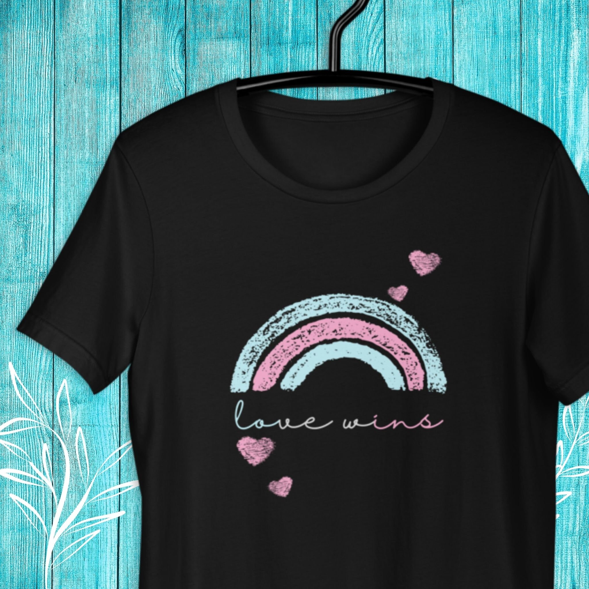 Trans Pride Love Wins T-shirt, Transgender Shirt, Pride Parade Tee ...