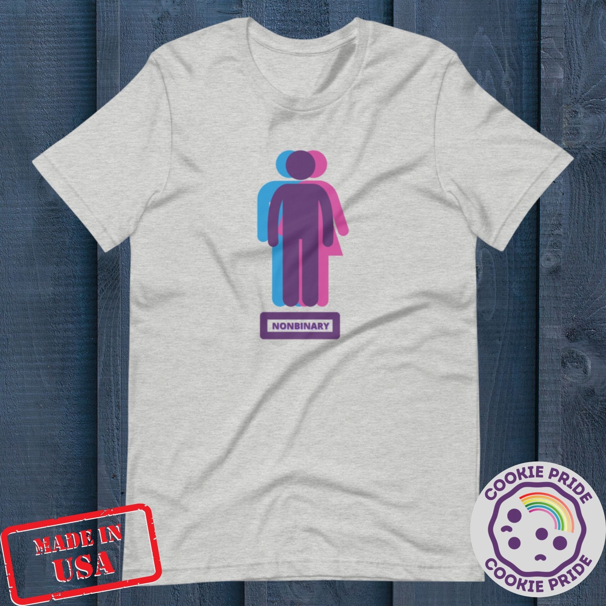 Nonbinary T-shirt, Non Binary Pride, Pride Parade, Gender is a ...