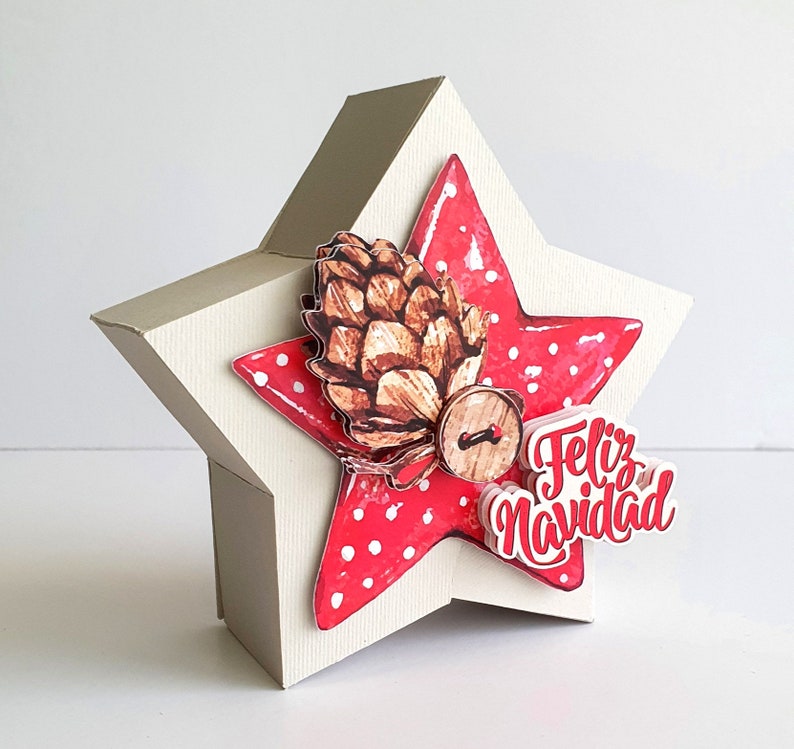 Molde Cajita Estrella / Star Box Template + TUTORIAL DE ARMADO - Etsy