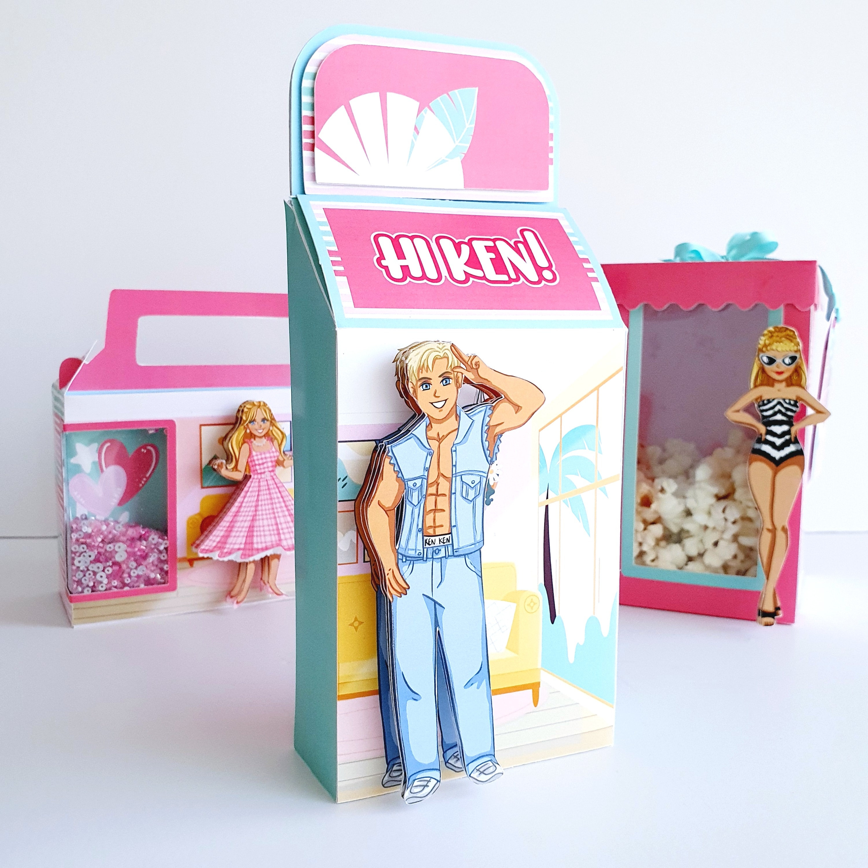 Molde Cajita Escenario / Box Template - Etsy