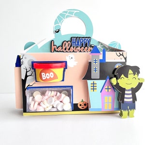 Molde Cajita Actividades / Box Template - Etsy