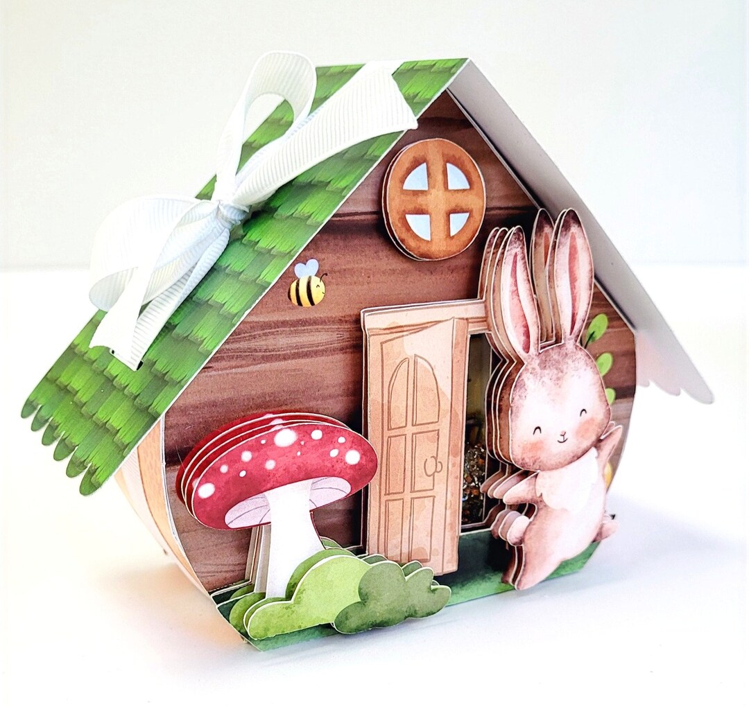 Molde Cajita Casa / Box Template - Etsy