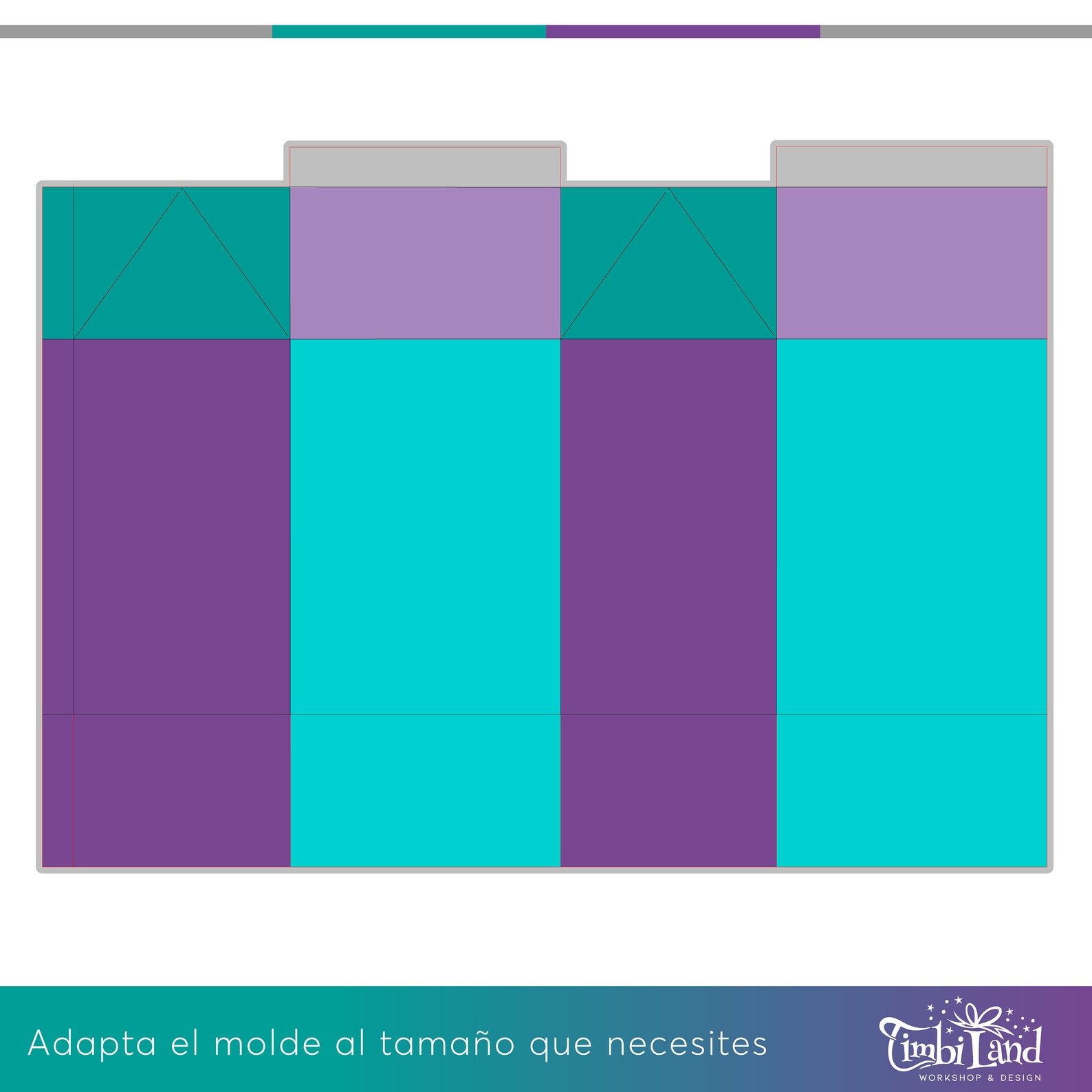 Molde Cajita Milk / Milk Box Template - Etsy