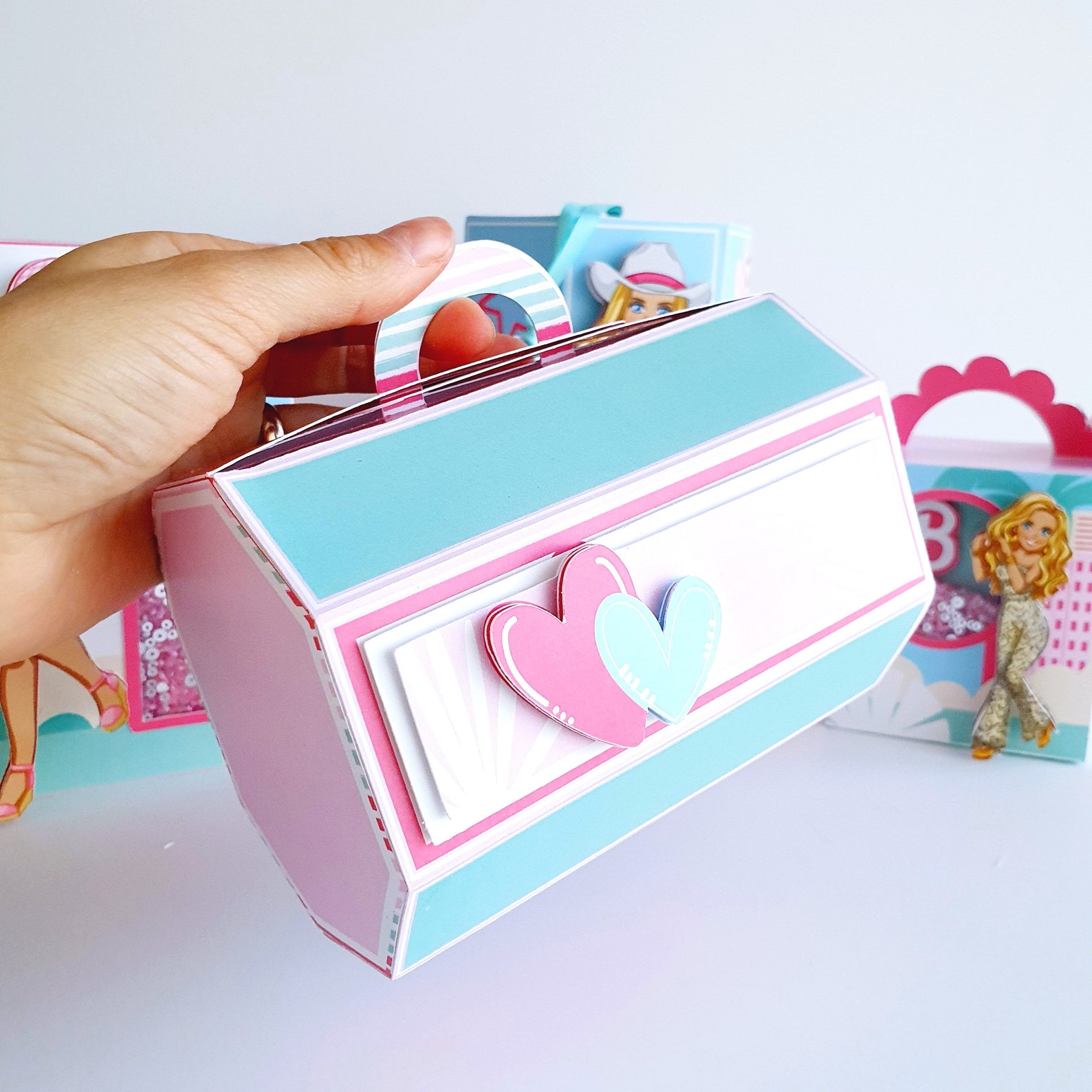 Molde Cajita Cartera Hexagonal / Box Template - Etsy