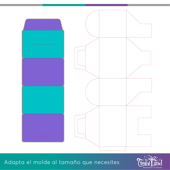 Ready to Decorate Paper, Party & Kids Molde Cajita Maleta Party Box ...