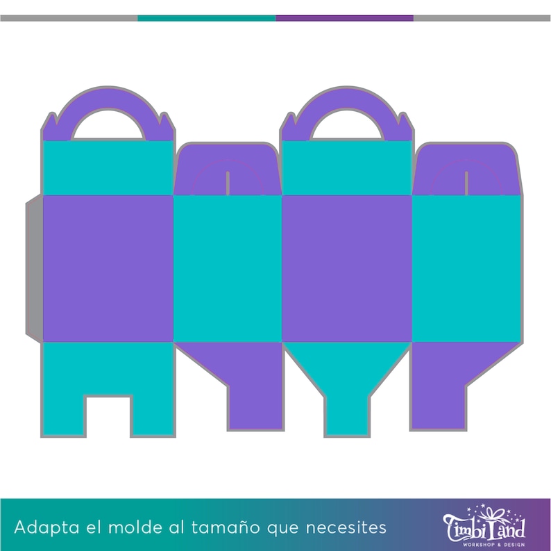 Molde Cajita Handy / Handy Box Template - Etsy