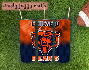 Chicago Bears 20oz Tumbler Sublimation Cup Design - Etsy