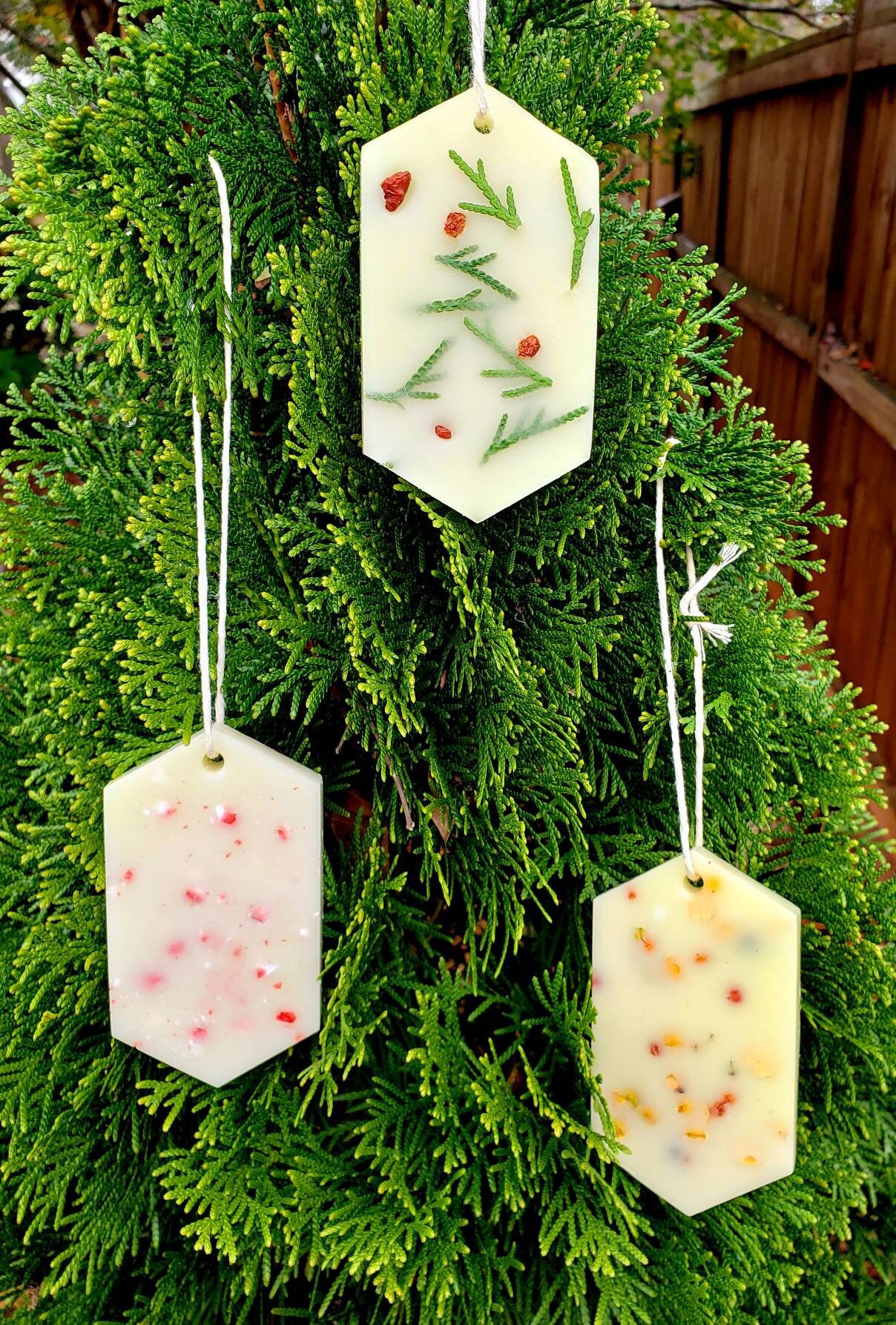 Wax Sachet Air & Clothes Freshener - Scented Beeswax and Soy Ornament ...